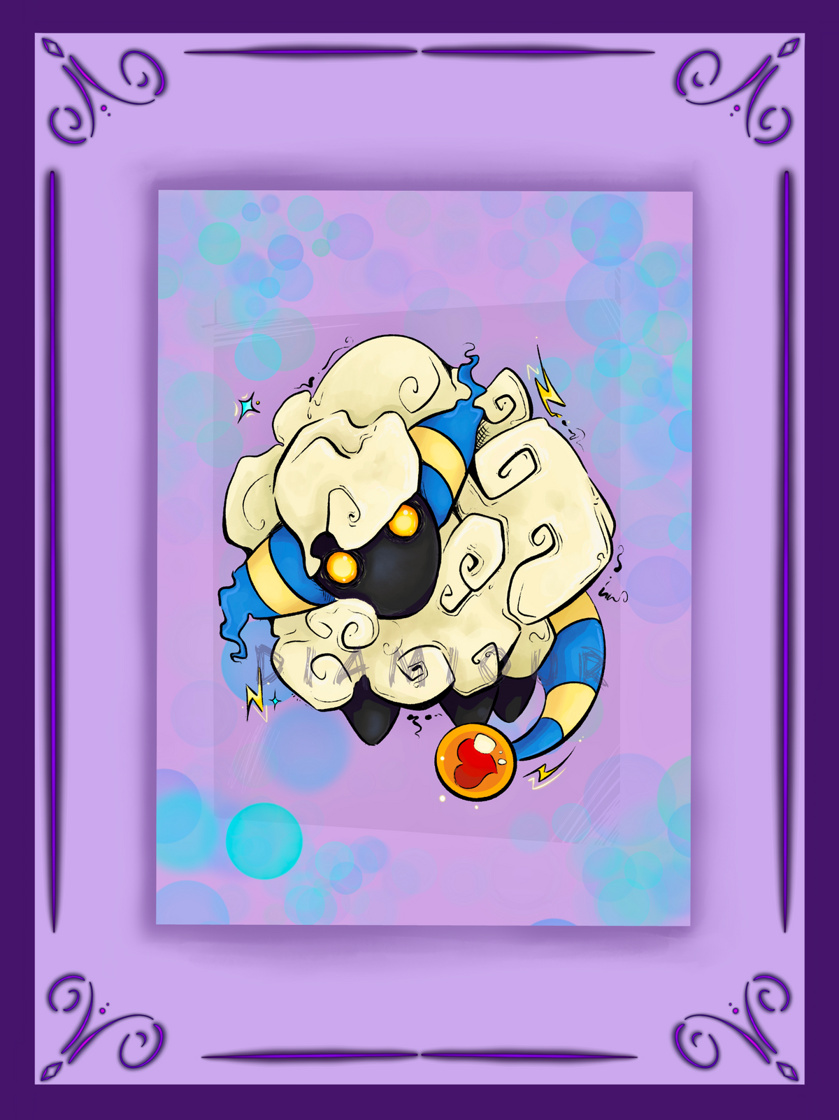 Heartless Mareep Print | Diamiour