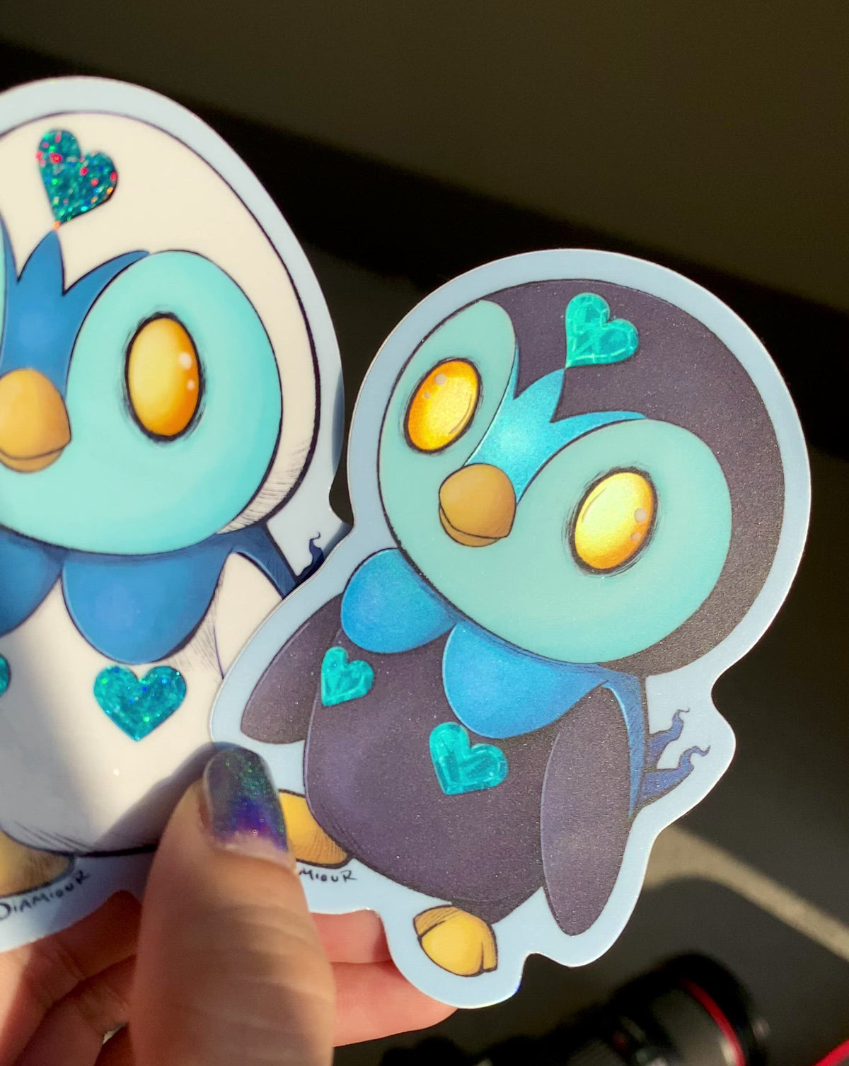 Heartless Piplup Sticker | Diamiour